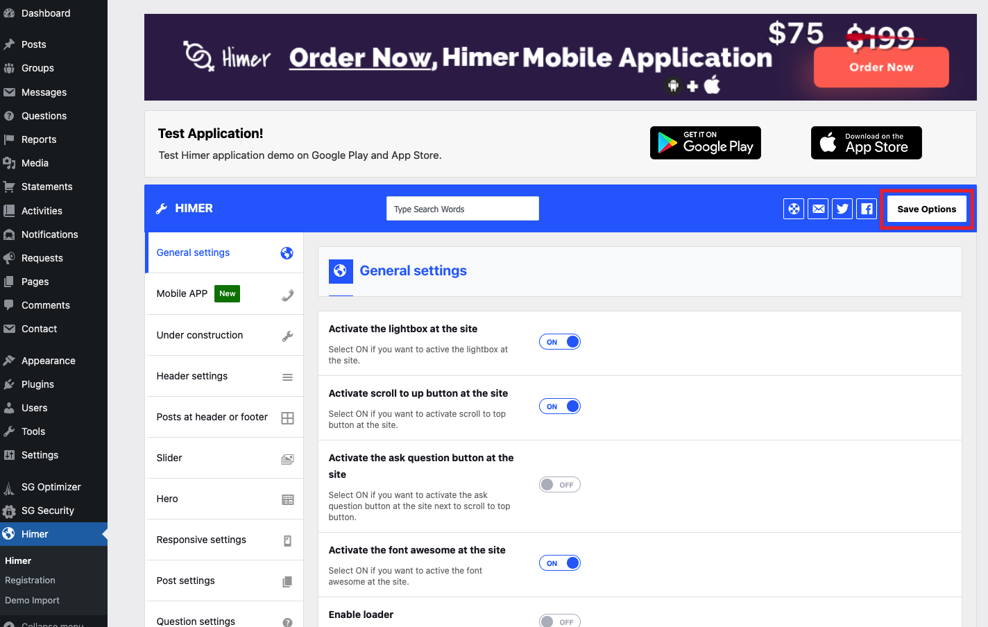 Update Theme – Himer