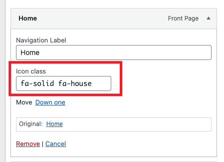 How to add an icon to menu – Himer