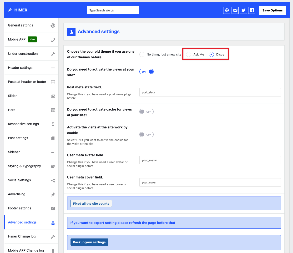 Theme Switcher – Himer