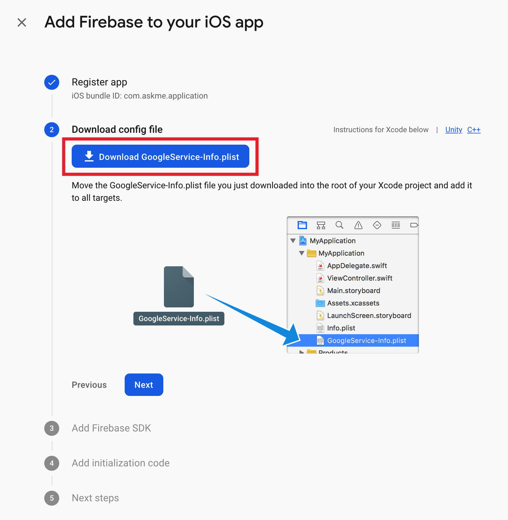 Google Firebase Files – Mobile APP