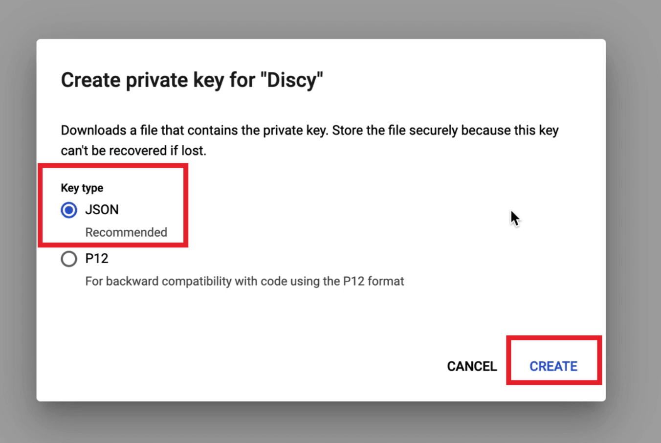 Google Private key – Mobile APP