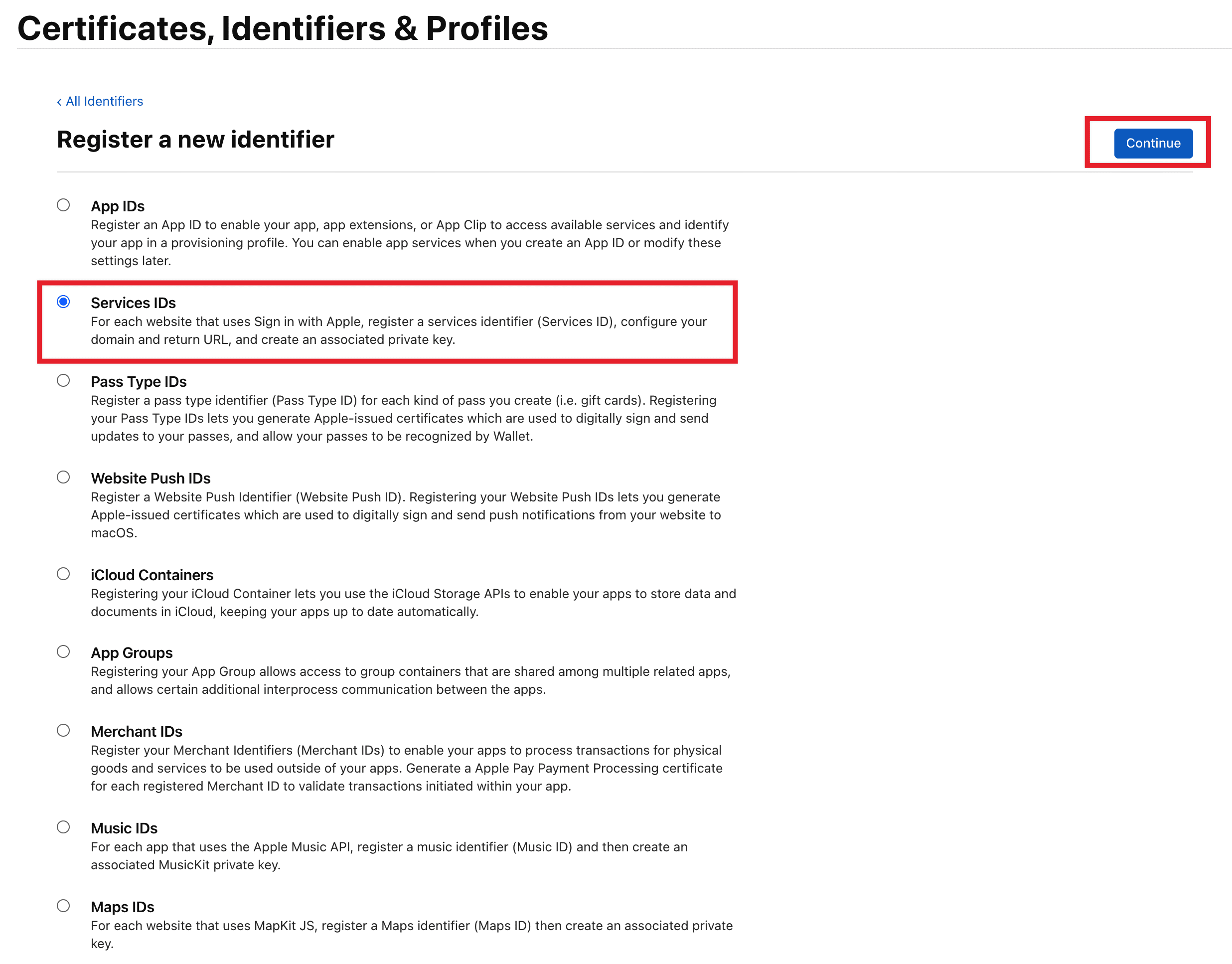 Social Apple login – Mobile APP